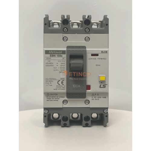 Aptomat chống giật ELCB LS EBN103c 100A 30mA 18kA