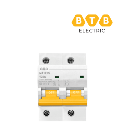 MCB BTB MA125S2P125A 2P 125A 10kA