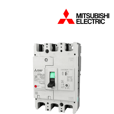 ELCB Mitsubishi NV250-CV 3P 200A 1.2.500mA 25kA