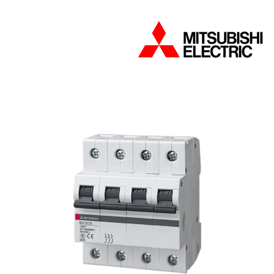 MCB Mitsubishi BH-D10 4P 1A C N 10kA